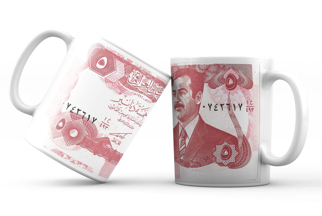 Iraq. Former President Saddam Hussein Al Majeed Tea Mug - Etsy