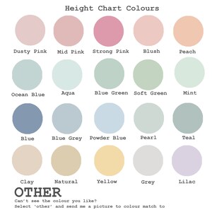 Personalised Height Chart for Children - Personalised - Animals ...