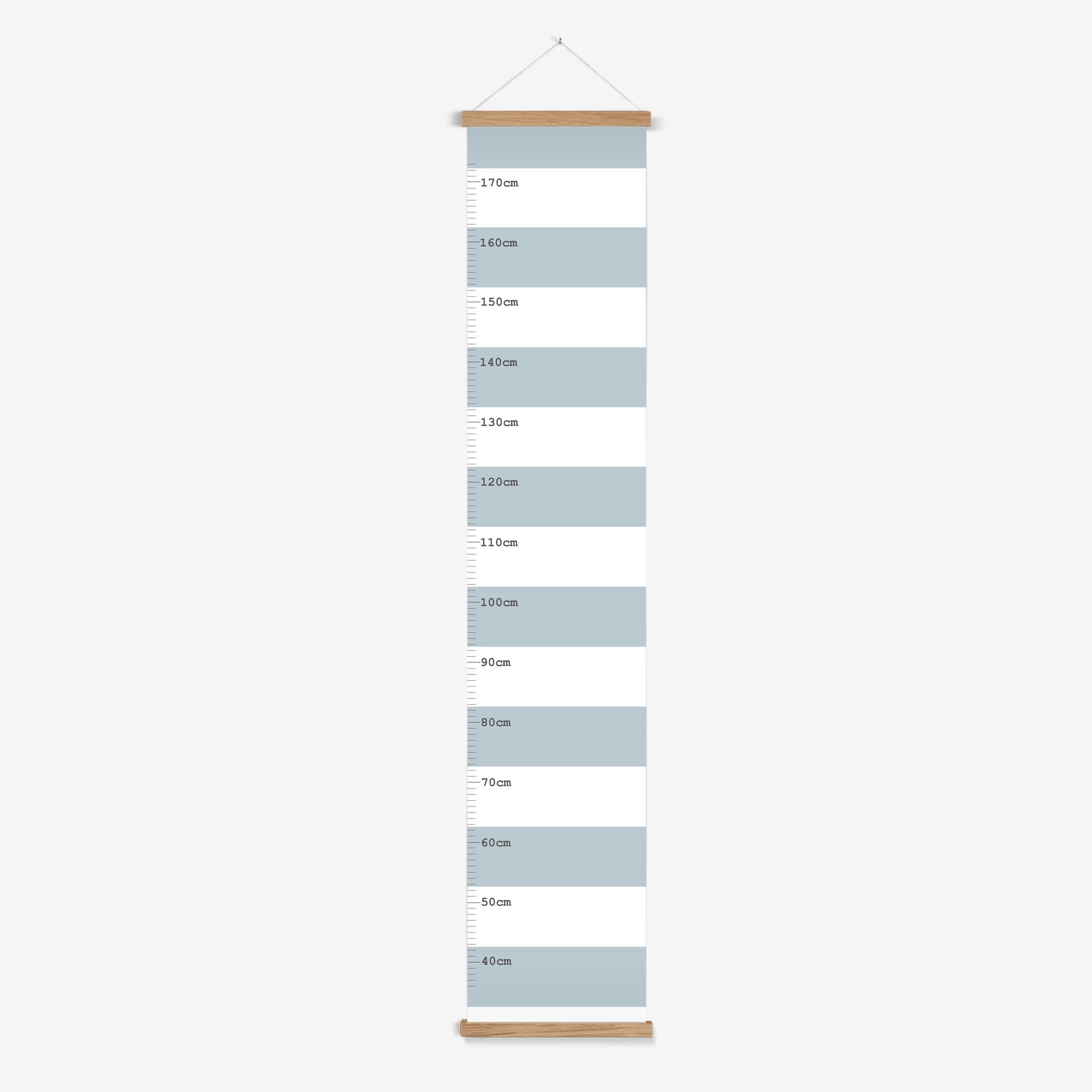 Height Chart for Children - Simple Block Stripe - Available in Multiple ...