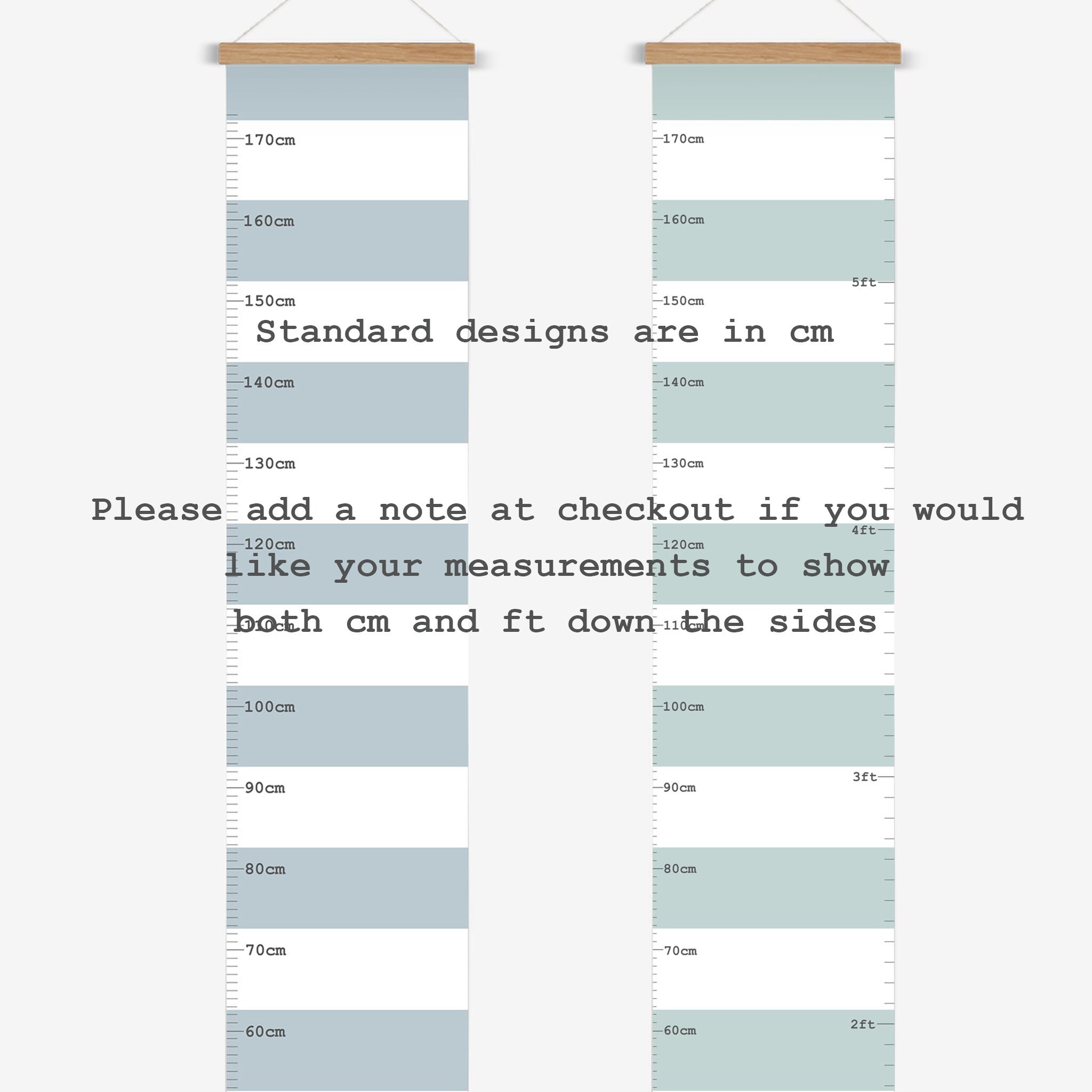 Personalised Height Chart for Children - Personalised - Animals ...