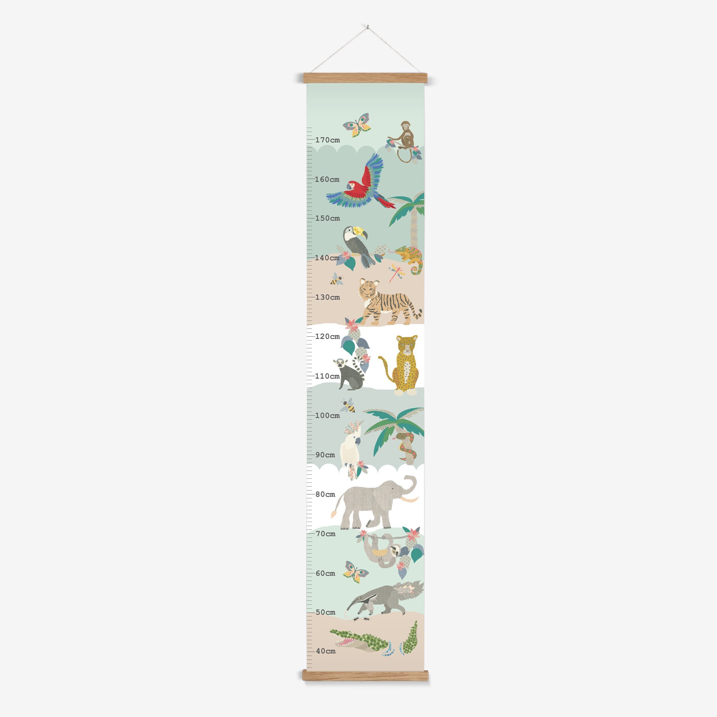 Height Chart for Children Jungle Animals - Etsy