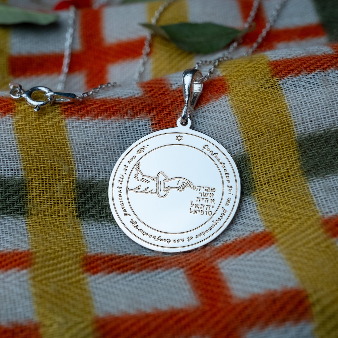 Fourth Pentacle of the Moon, Key of Solomon Talisman, Lunar Guidance ...