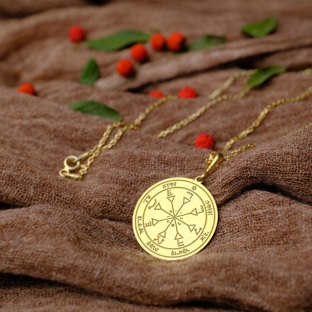 Fourth Pentacle of the Sun, Key of Solomon Talisman, Wealth, Honor ...