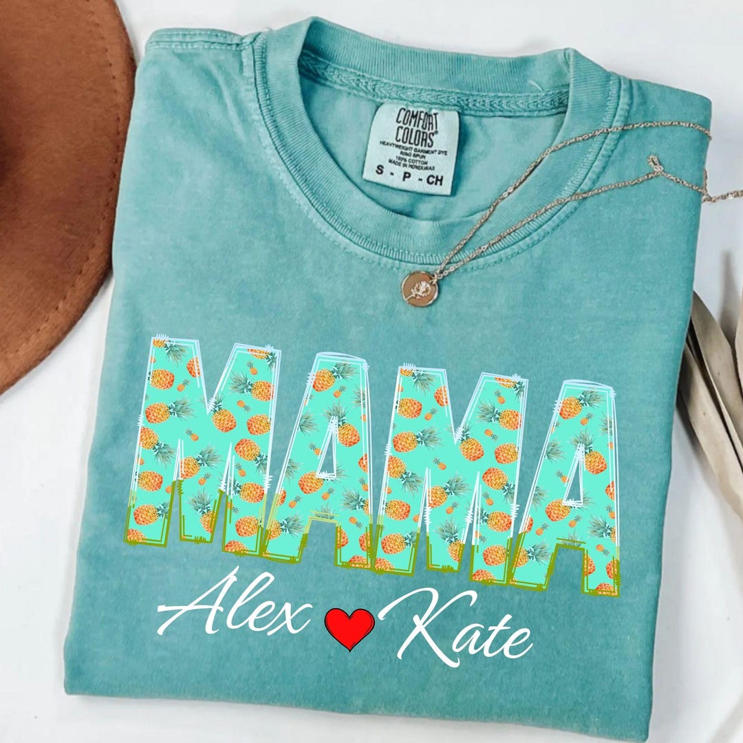 Custom Matching Fruits Mama Shirt With Kids Name,gift for Summer,mommy ...