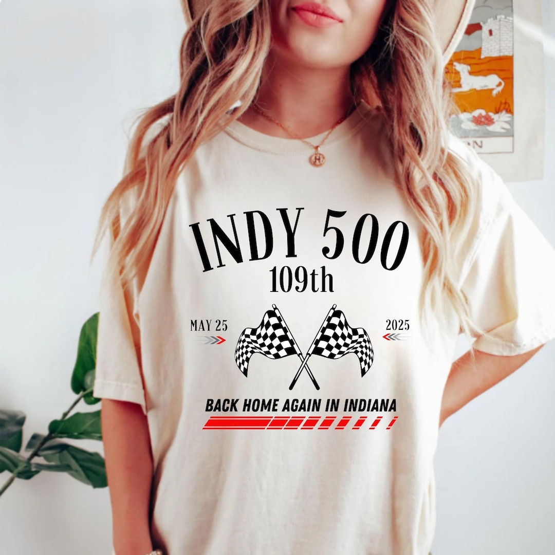 Comfort Color Indy 500 Race Car Shirt,race Flying Car Shirt ...