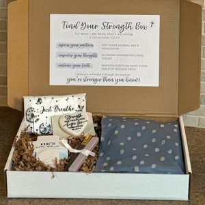 Find Your Strength Gift Box: Encouragement Care Package - Etsy