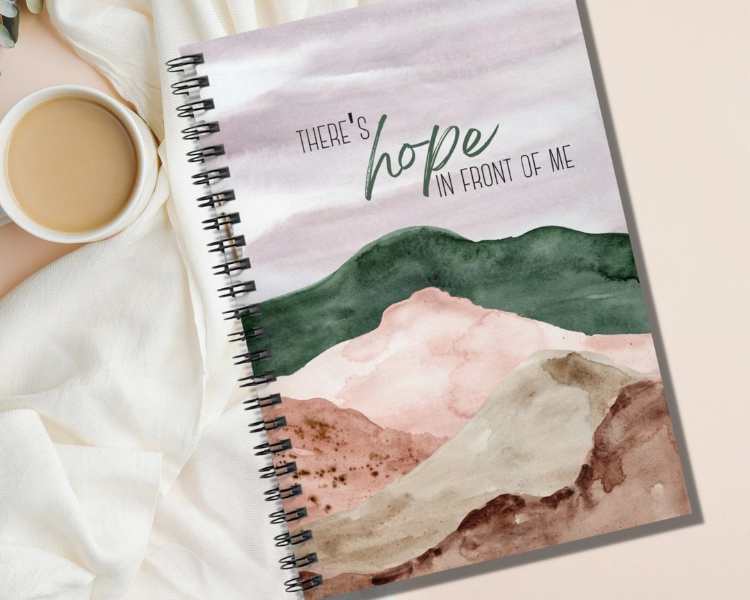 Inspiration Message Journal, Pretty Spiral Notebook, Soft Cover Journal ...