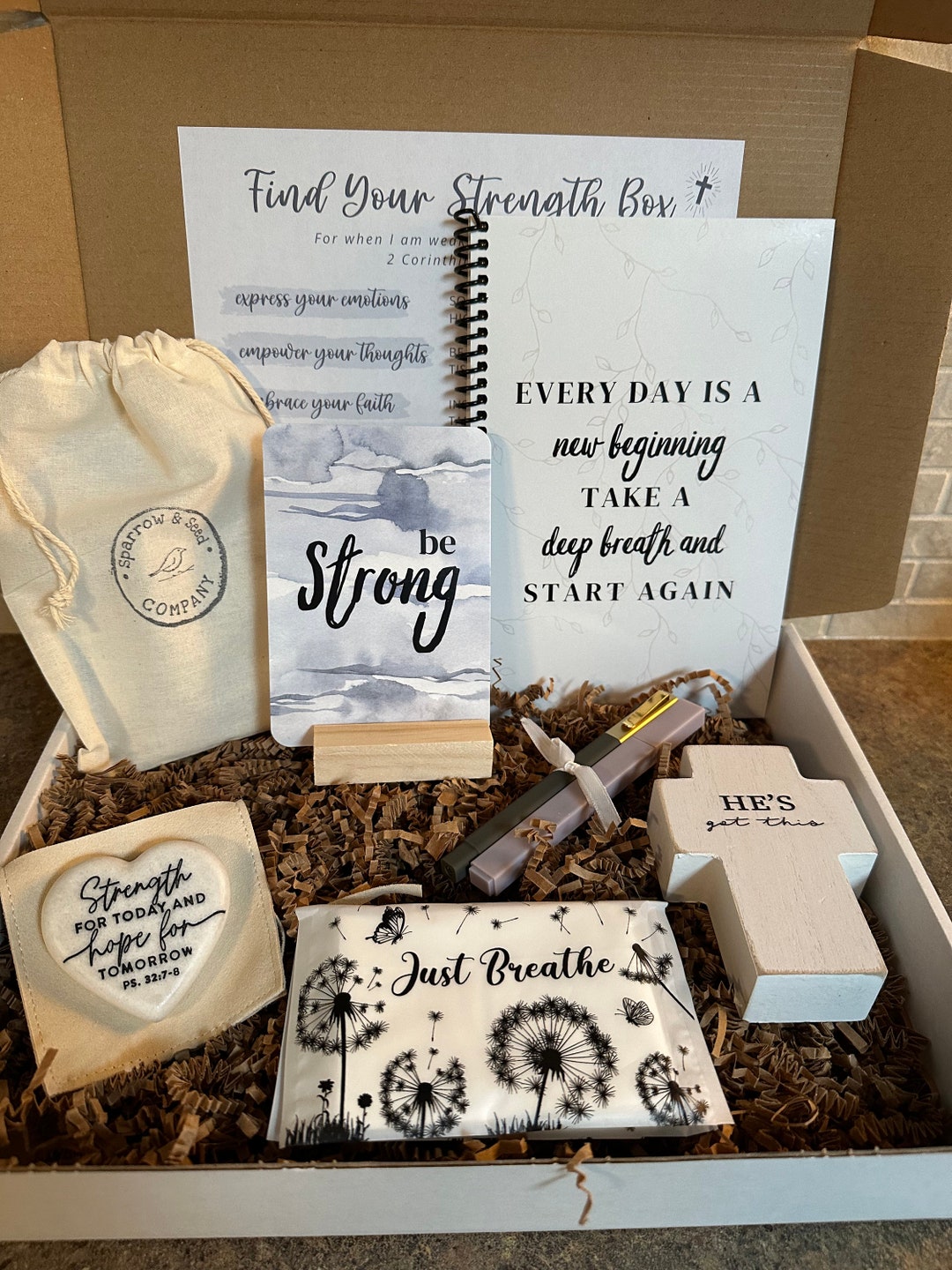 Find Your Strength Gift Box: Encouragement Care Package - Etsy