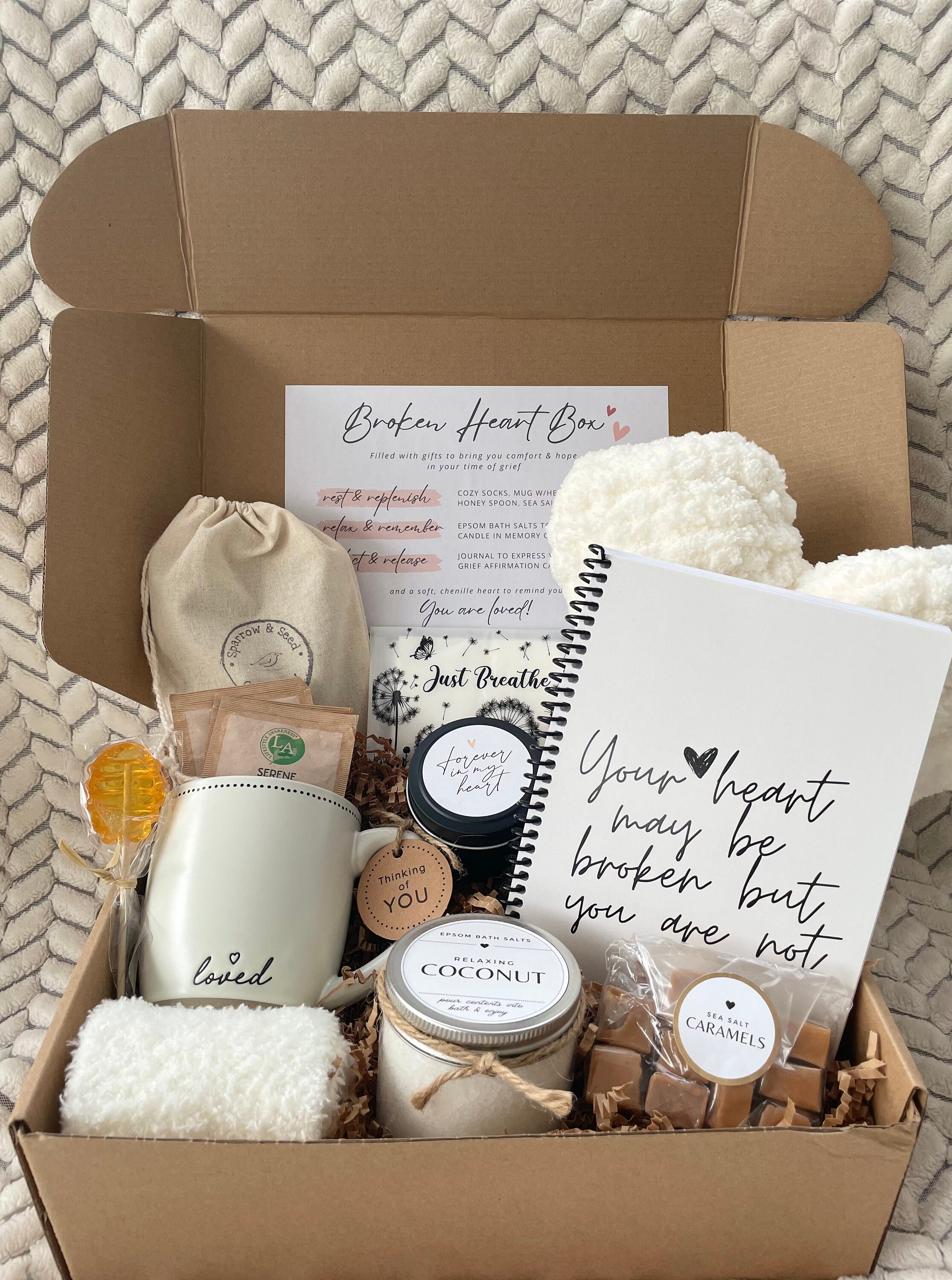 Memorial Gift, Sympathy Gift Box, Bereavement Gift Box, Gift Box for ...