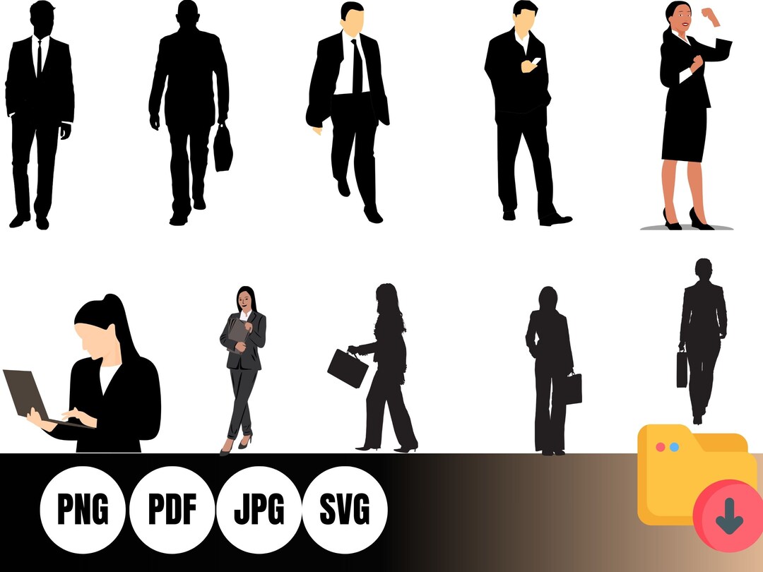 Business People SVG Bundle, Businessman Svg, Businesswoman Svg ...