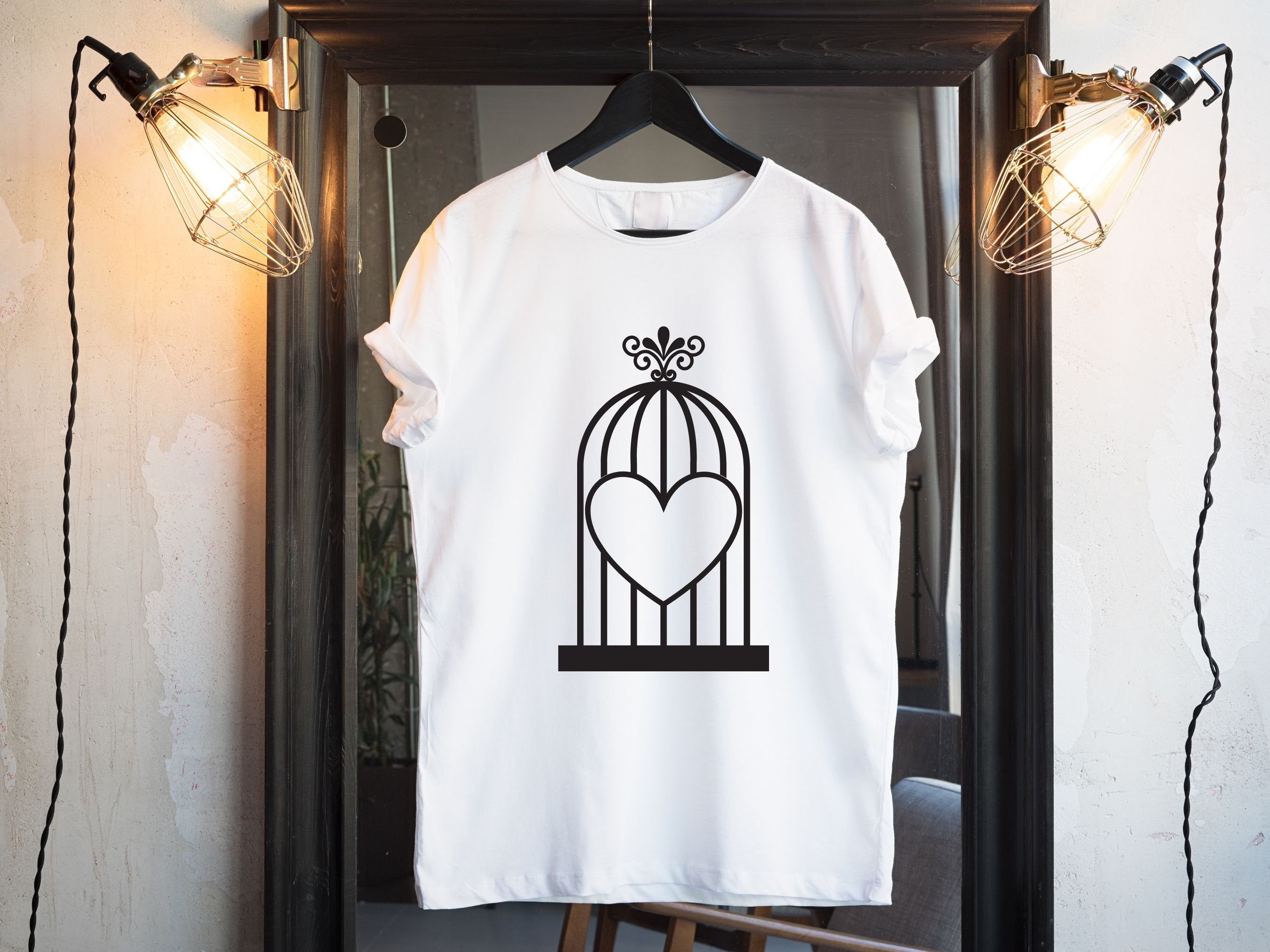 Bird Cage Svg, Bird Cage, Cut Svg File, Birdcage Flowers Svg , Floral ...