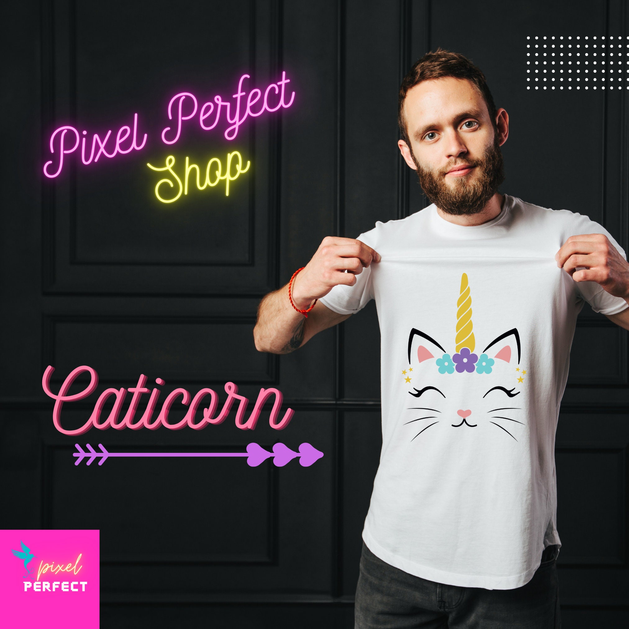 Caticorn SVG, Cute Kitty Cat Face SVG, Unicorn Cat Svg, Meowgical ...
