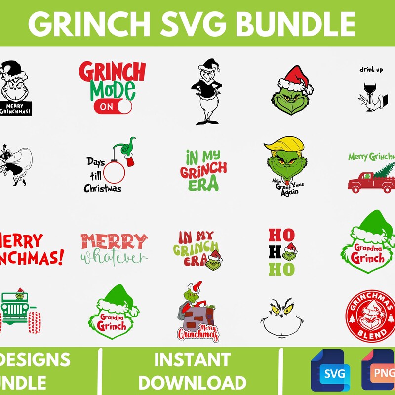 Grinch Svg - Etsy