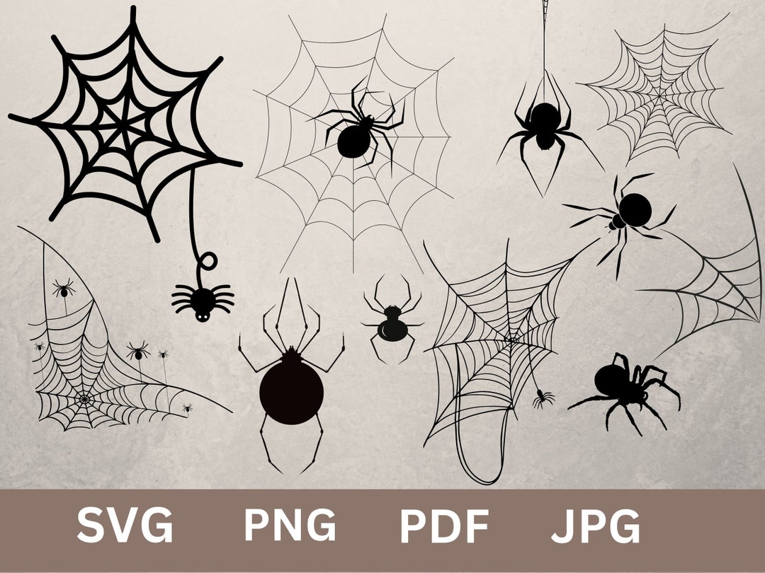 Spiderweb SVG, Spiderweb SVG Bundle, Spiderweb Clipart, Spiderweb ...