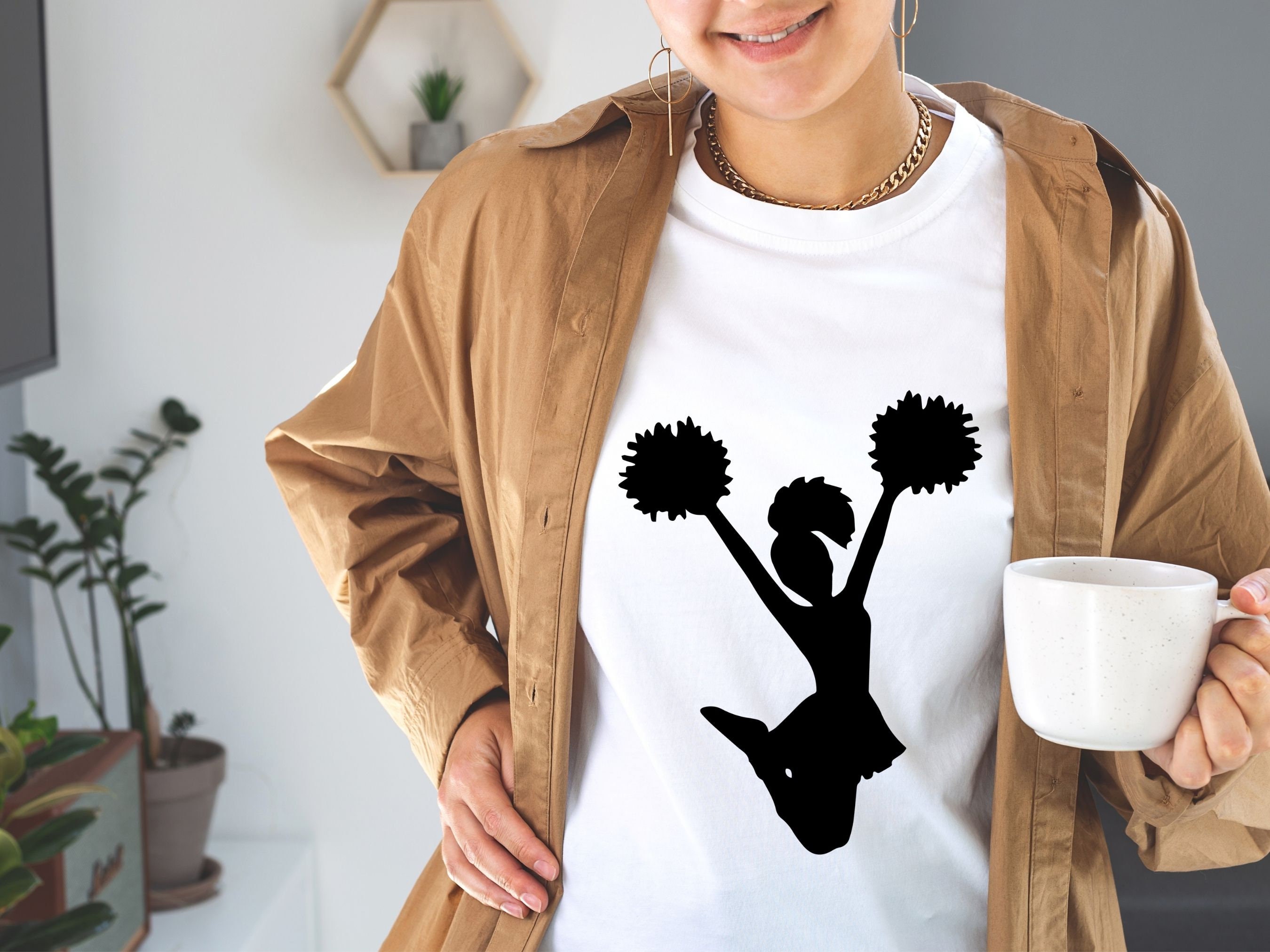 Cheerleader Girl SVG Cheer SVG Cheerleading Cut File Cheer Shirt Svg ...