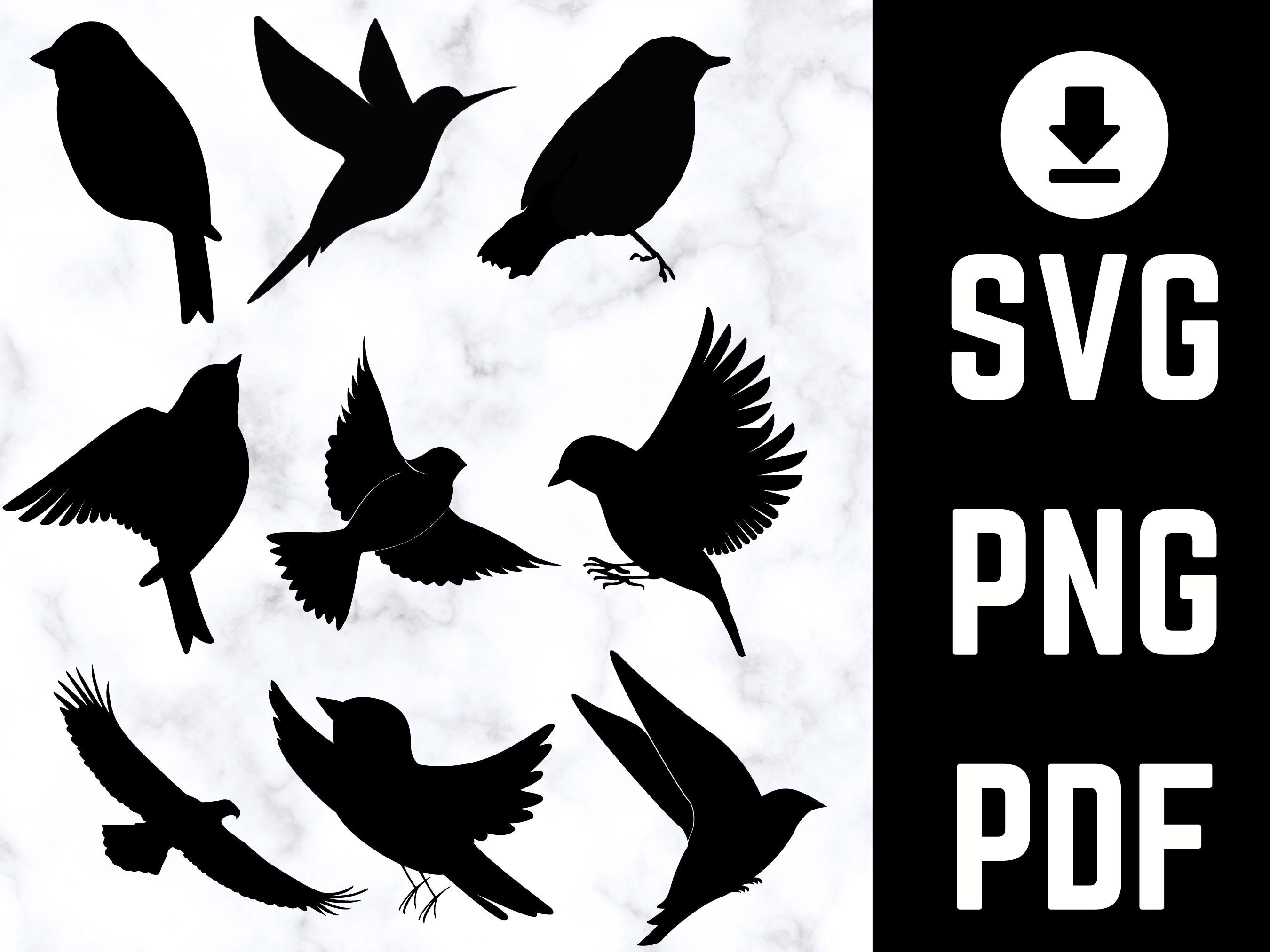 Bird Svg Bundle, Birds Svg, Flying Bird Svg,birds Clipart,bird ...