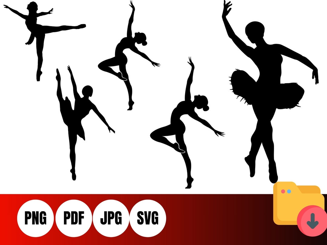 Dance SVG Cut File for Cricut, Dancer Cutout Svg, Jazz Ballet Shirt ...