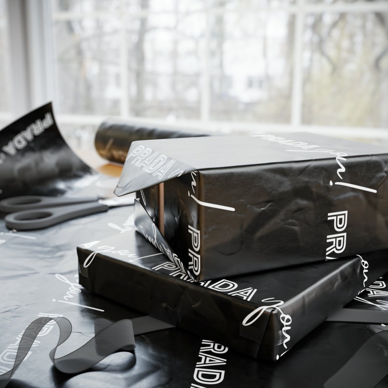 Prada You// Graduation Wrapping Paper, I'm so Prada You Gift, Prada ...