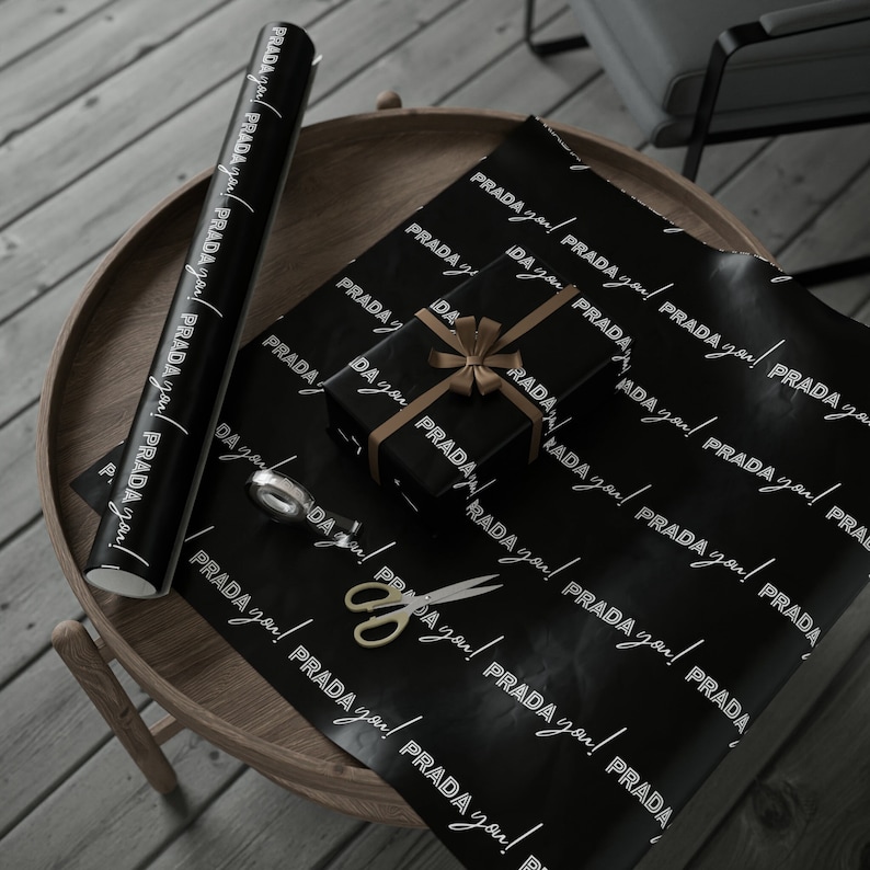 Prada You// Graduation Wrapping Paper, I'm so Prada You Gift, Prada ...
