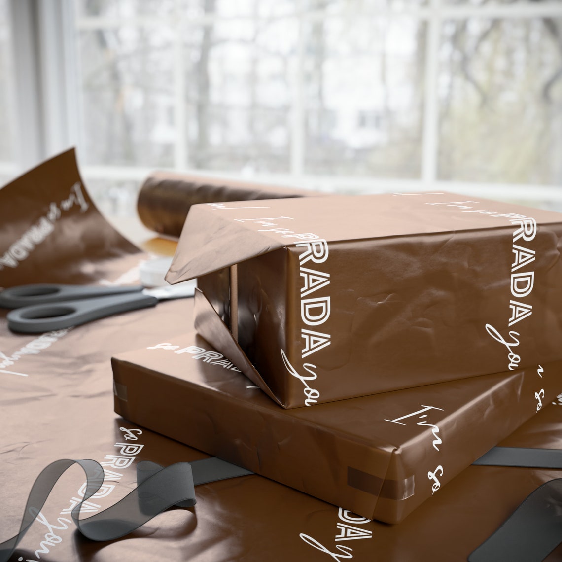 I'm so Prada You// Graduation Wrapping Paper, I'm so Proud of You Gift ...