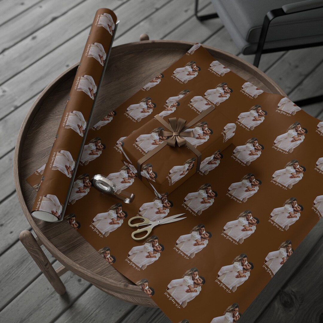 Custom Birthday Wrapping Paper, Personalized Birthday Gift Wrap, Happy ...