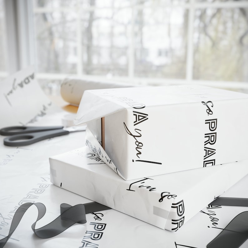 I'm so Prada You// Graduation Wrapping Paper, I'm so Proud of You Gift ...
