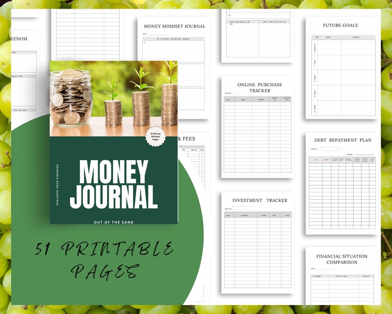 Money Mindset Journal | Financial Self-discovery & Abundance Prompts ...