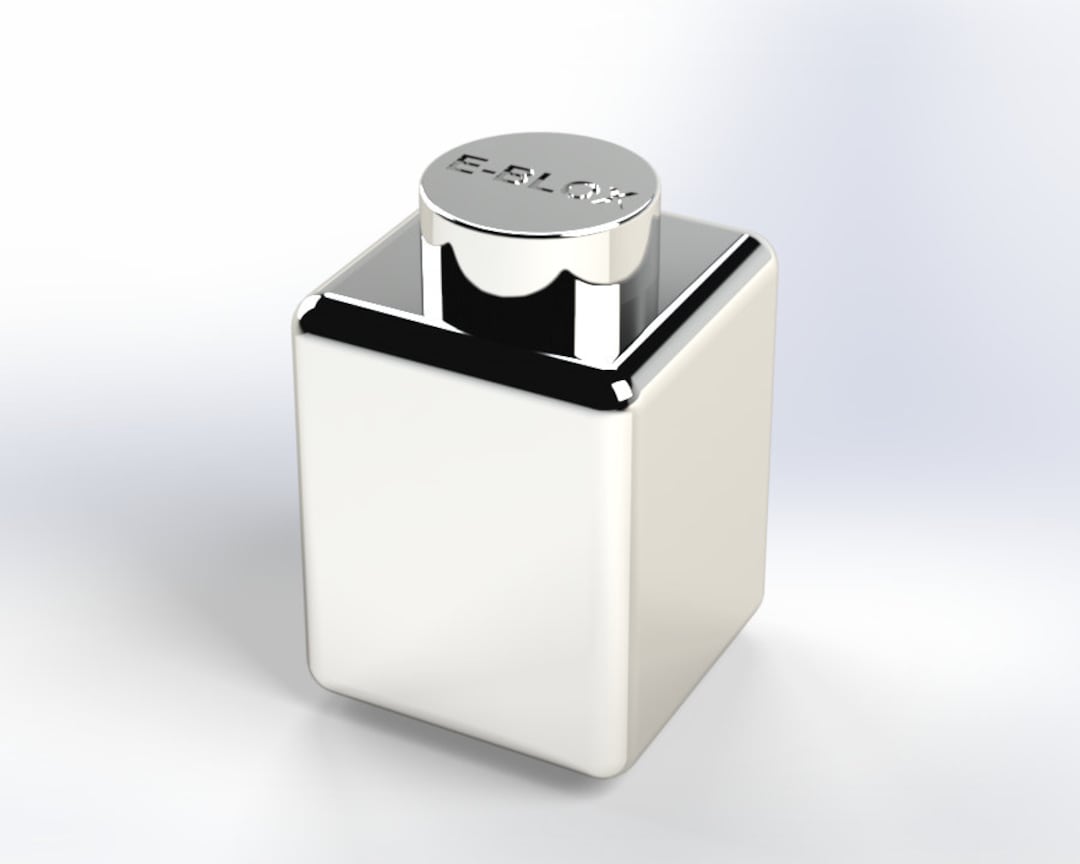 1x1 SHINY CHROME/TIN Brick - Etsy