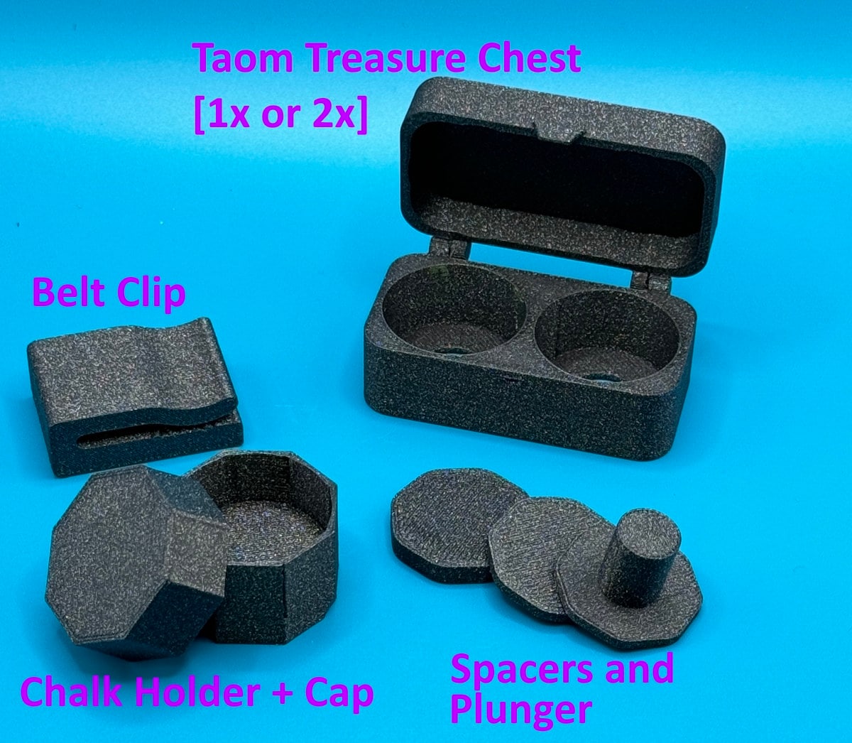 BIG BUNDLE for Taom Chalk Holder System Clip, Holder, Spacers, Cap ...