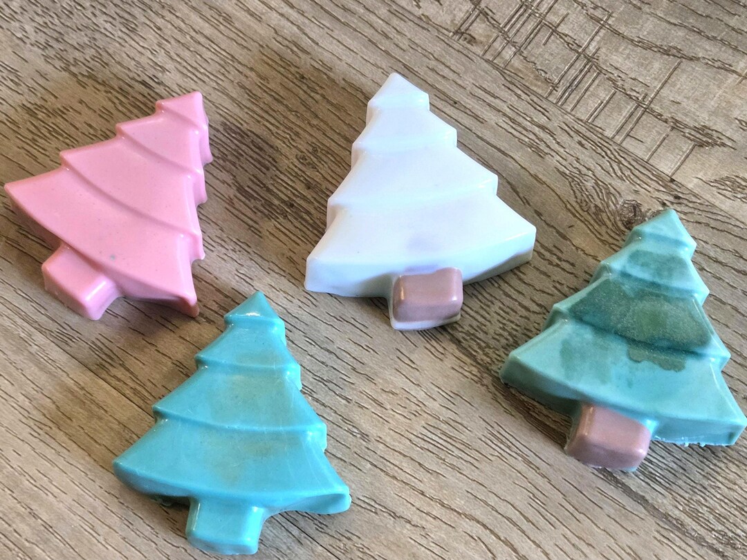Handmade Christmas Tree Shea Butter Soap, Essential Oils, Vegan - Etsy
