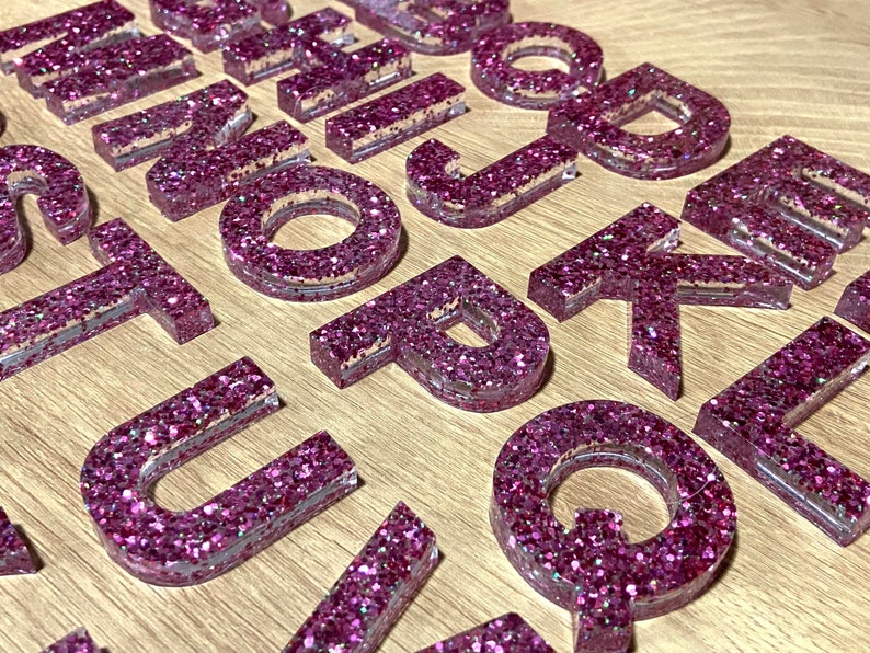 Resin Letter Set of 30 A to Z Letter Manipulatives Learning - Etsy
