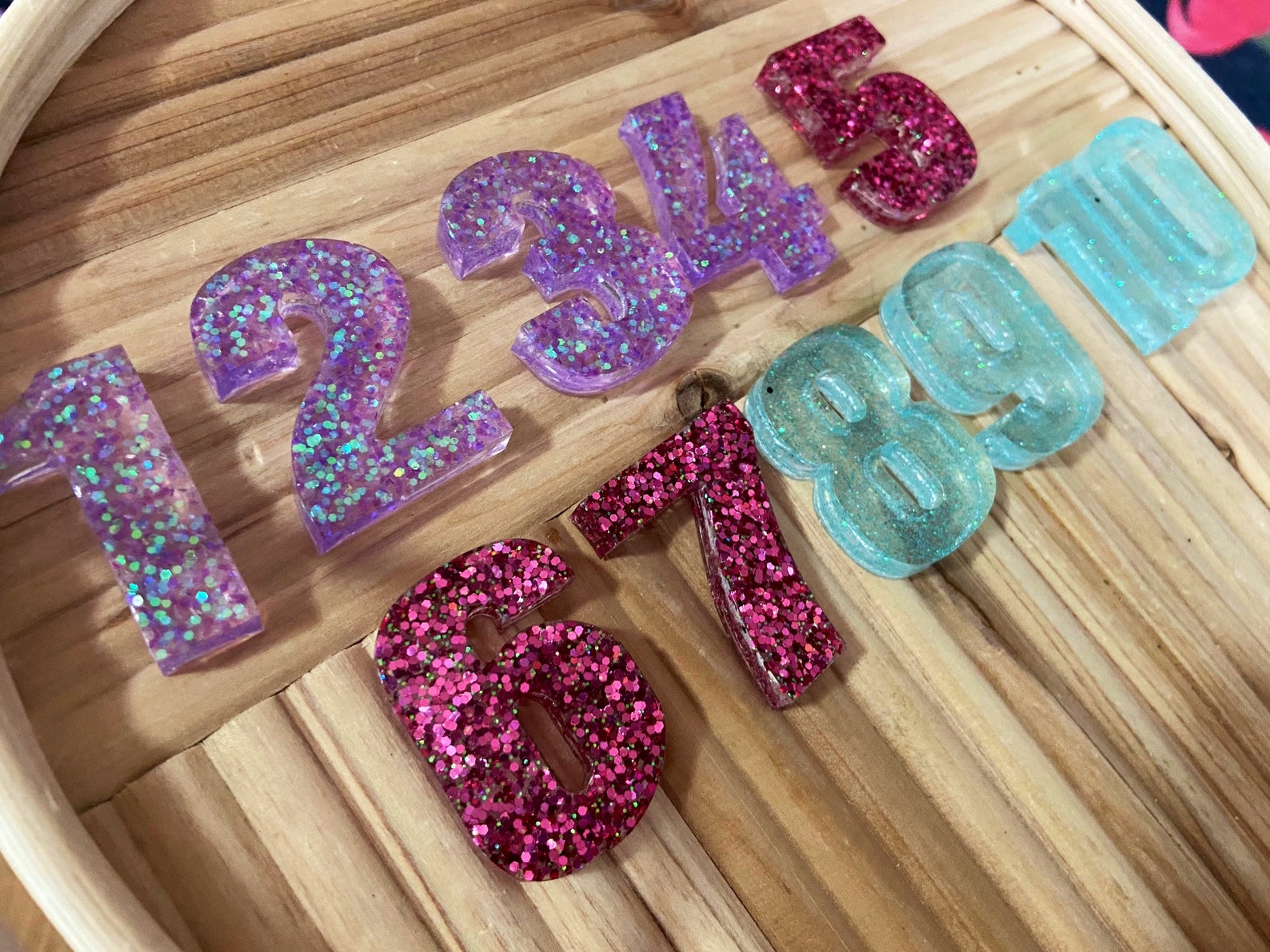 Epoxy Resin Numbers Set 1 2 3 4 5 6 7 8 9 10 Math - Etsy