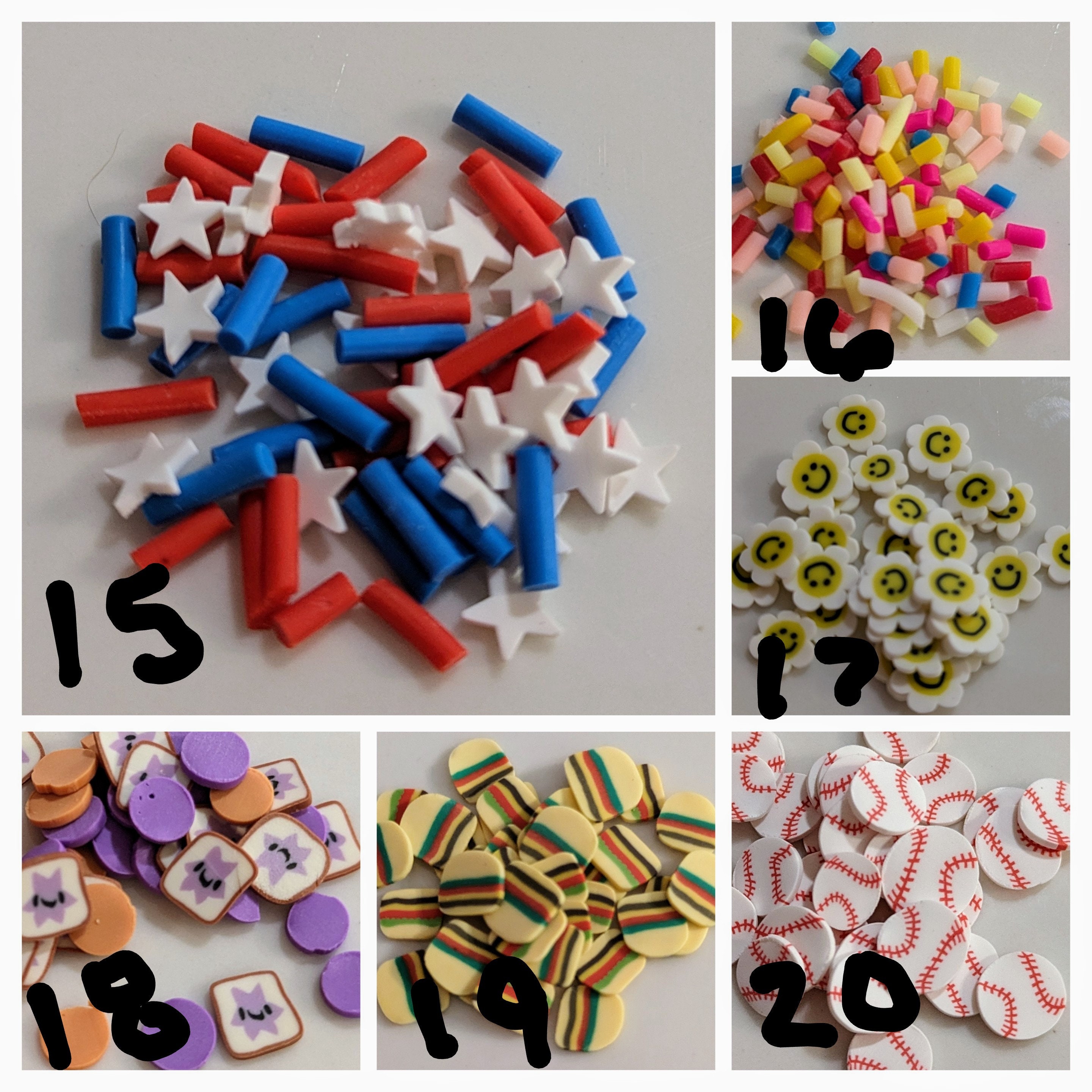 Epoxy Resin Numbers Set 1 2 3 4 5 6 7 8 9 10 Math Manipulatives ...