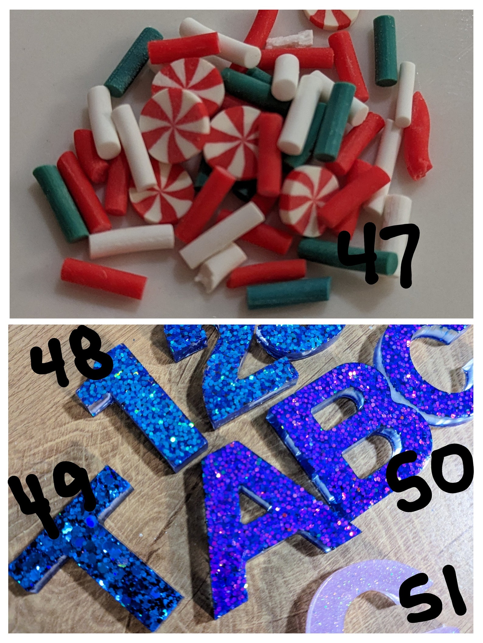 Epoxy Resin Numbers Set 1 2 3 4 5 6 7 8 9 10 Math Manipulatives ...