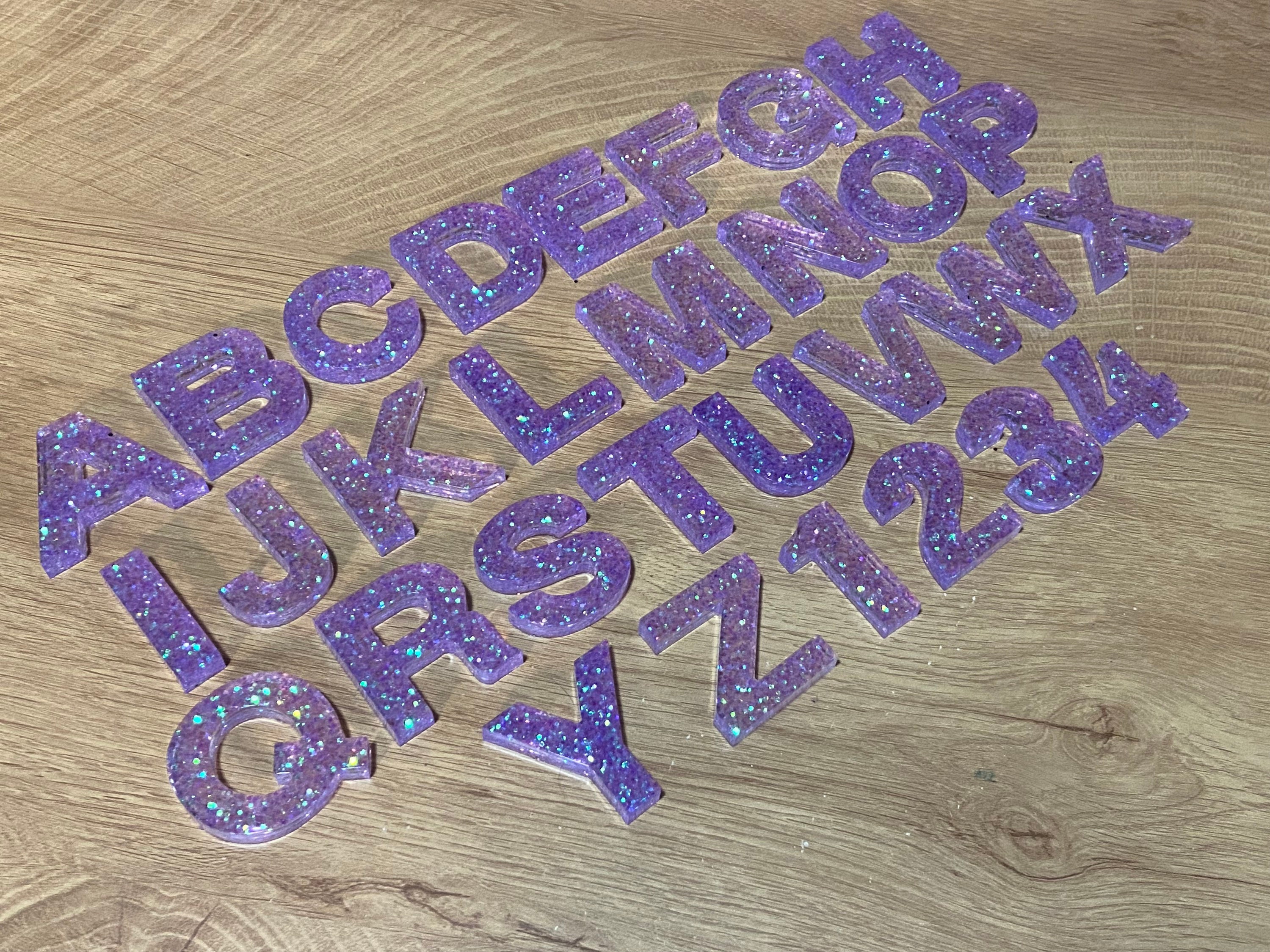 Resin Letter Vowels ADD ON Set of 5 A E I O U Letter Manipulatives ...