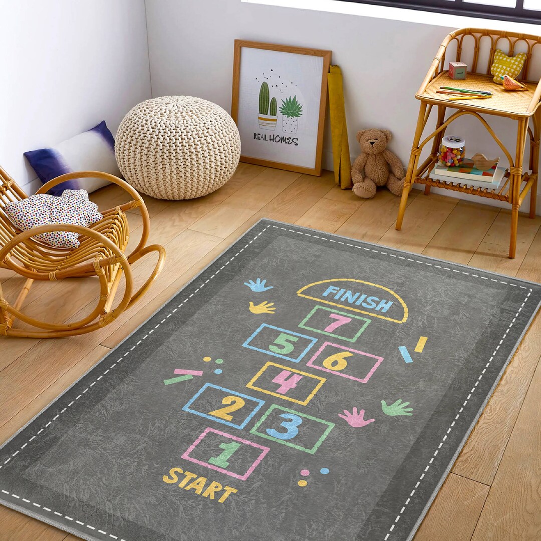 Hopscotch Activity Mat|learning Number With Play Mat|educational ...