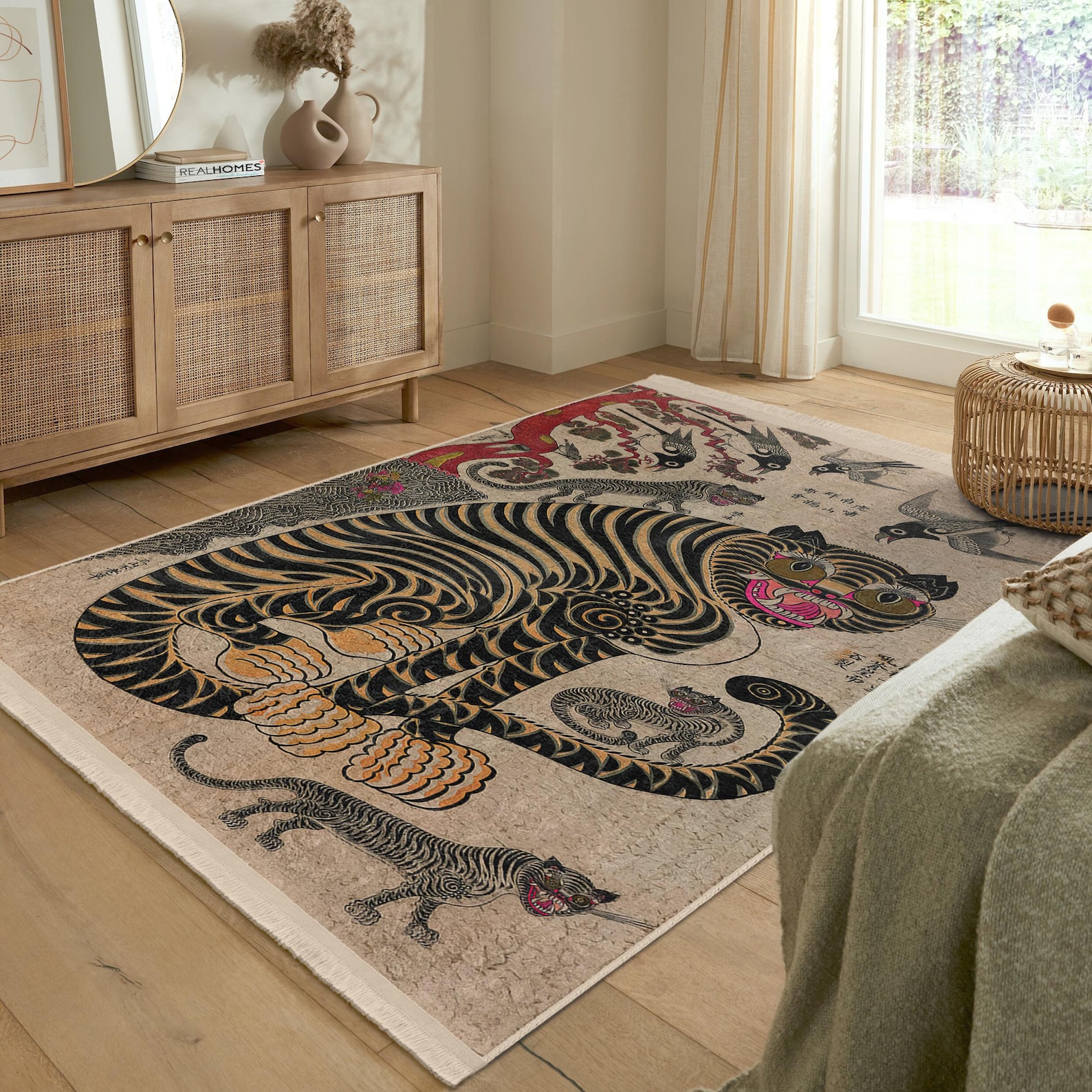 Bengal Tiger Rug|tiger Carpet|animal Pattern Rug|living Room Carpets ...