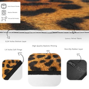 Leopard Print Rug|cheetah Print Rug|animal Pattern Area Carpet|western ...