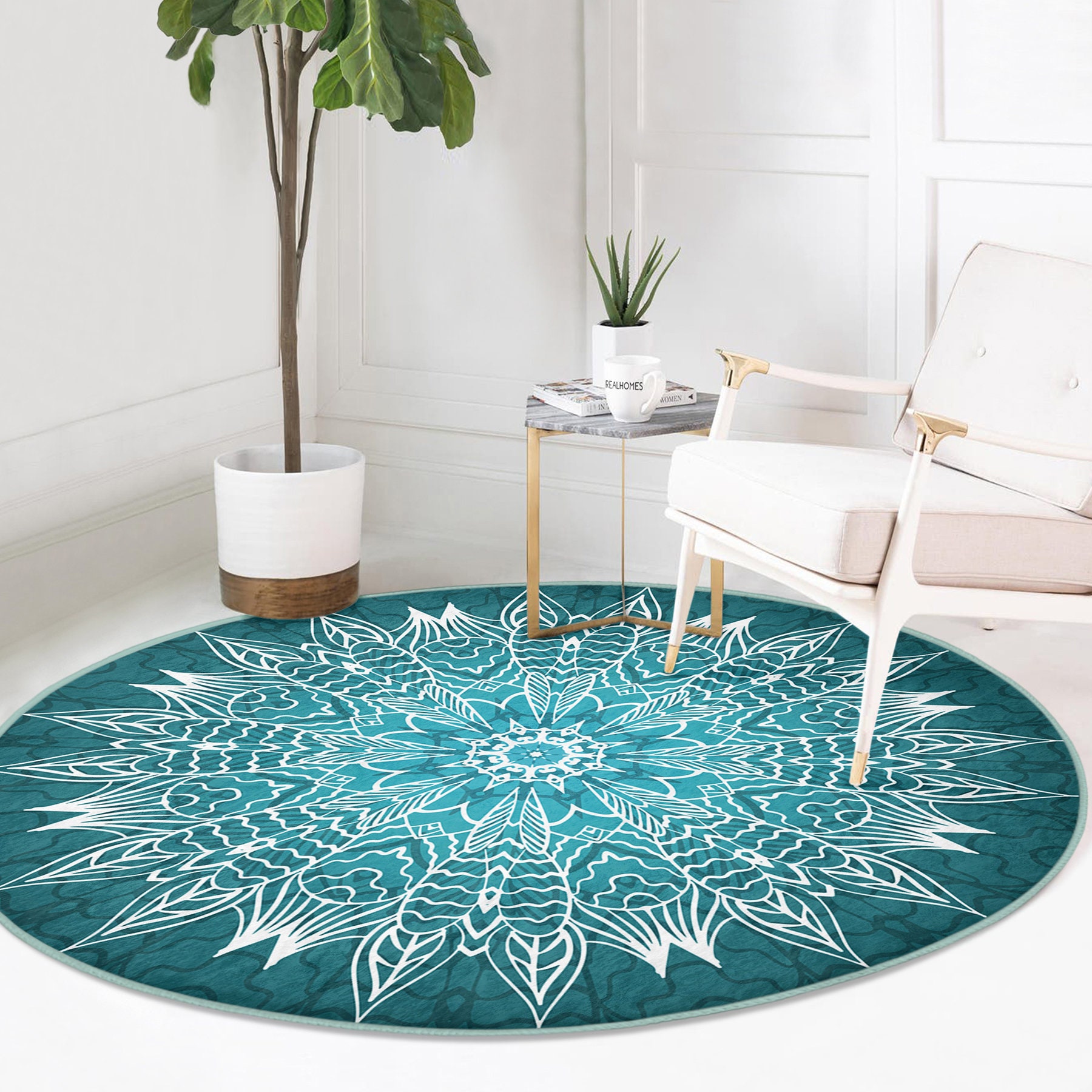 Bestselling Pilates Mat|mandala Pattern Meditation Mat|green Area Rugs ...