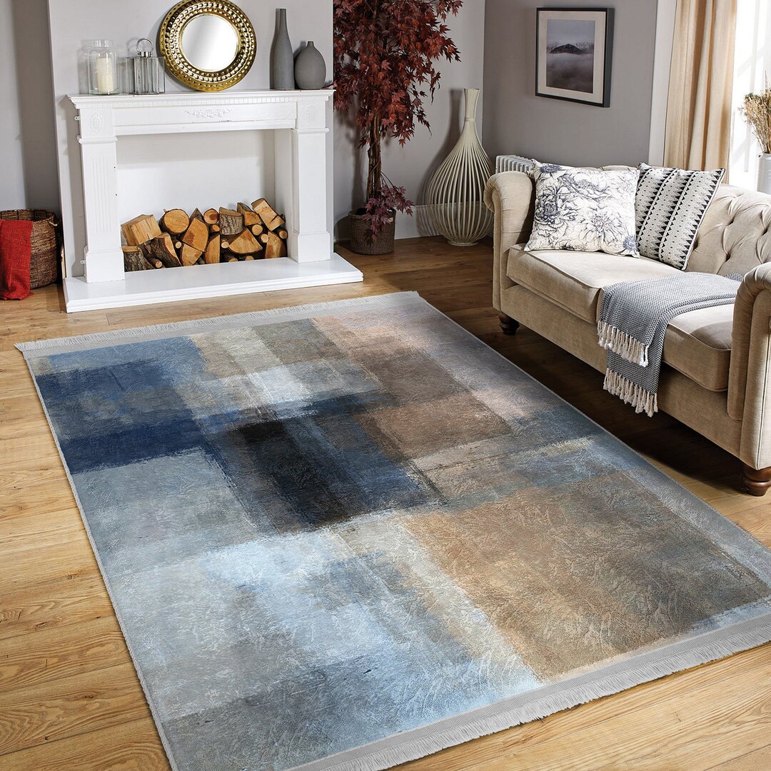 Best Ombre Area Rug|navy Blue Rugs|modern Dining Room Carpet|carpet ...