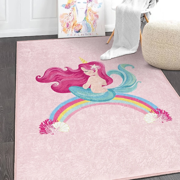 Mermaid Area Rug - Etsy