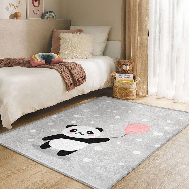 Panda Floor Carpet - Etsy