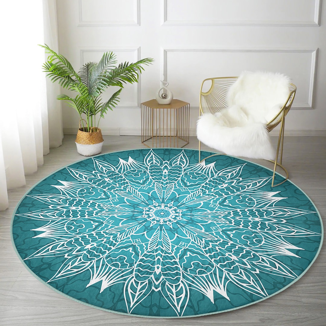 Bestselling Pilates Mat|mandala Pattern Meditation Mat|green Area Rugs ...