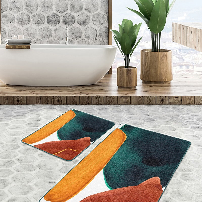 Green Bath Mat - Etsy