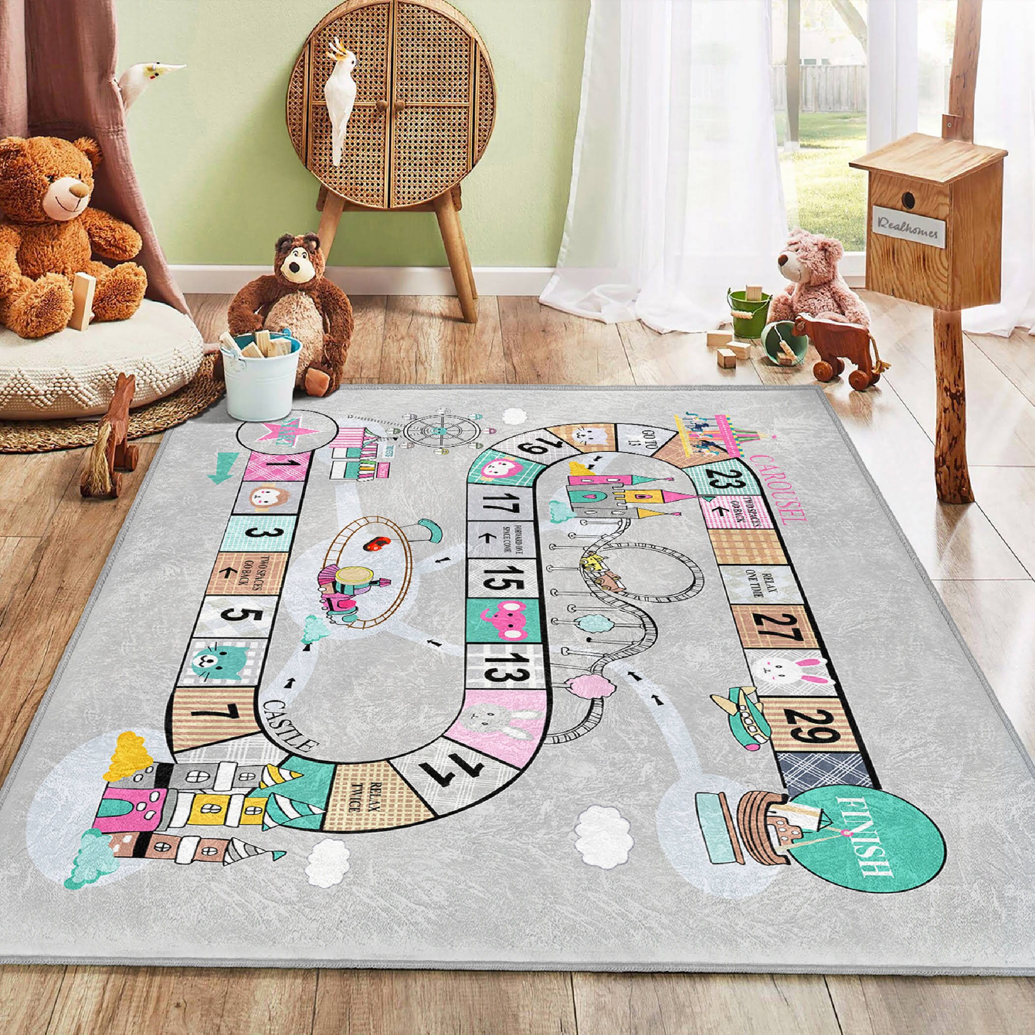 Best Kids Activity Mat|learning Numbers Kids Rug|best Playroom Rug ...