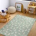 Bunny in the Forest Green Baby Room Rug|bestselling Kids Room Rugs ...