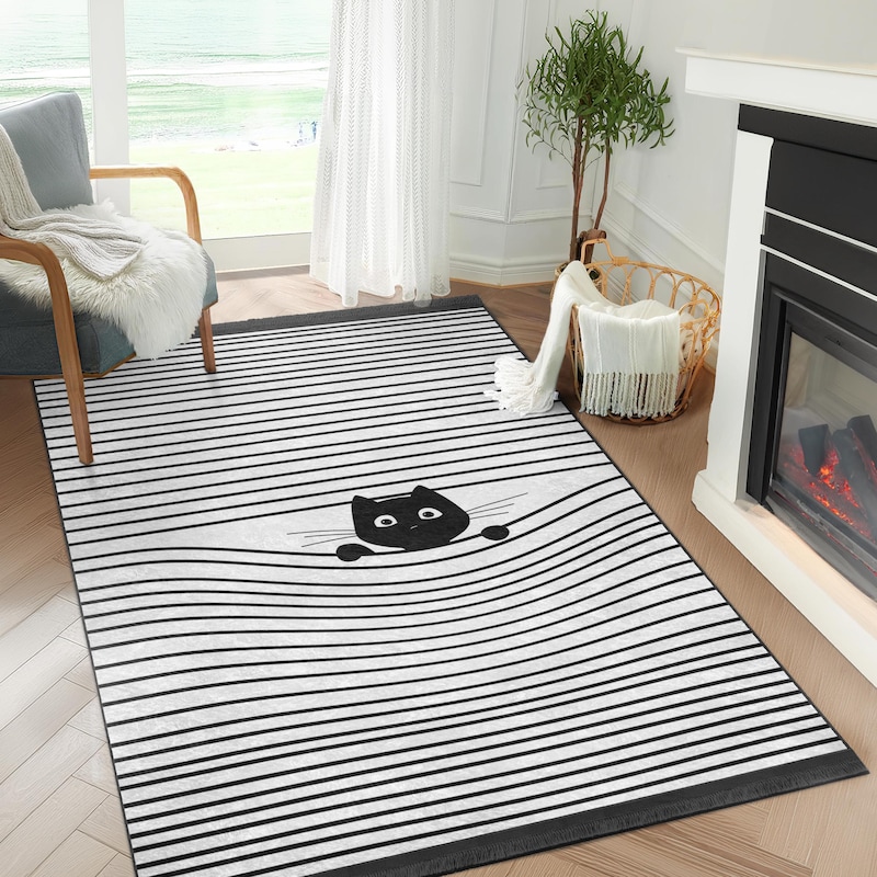 Cute Cat Rug Carpet - Etsy