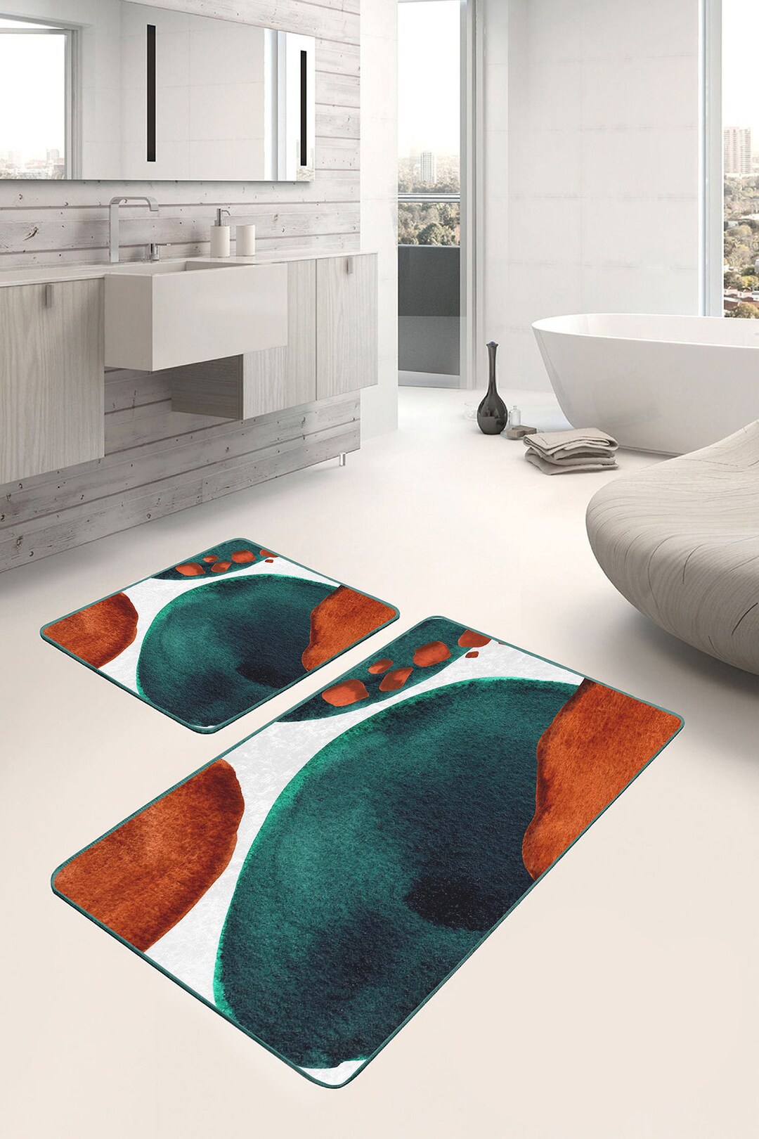 Colorful Bath Mat|anti-slip Bathroom Mats|bathroom Decor|washable ...