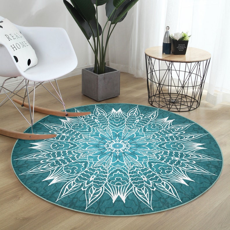 Bestselling Pilates Mat|mandala Pattern Meditation Mat|green Area Rugs ...