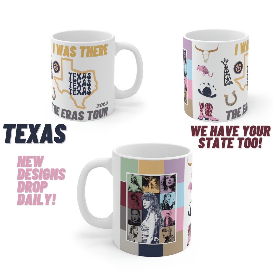 Taylor Swift Mug the Eras Tour 2023 I Was There Texas Arlington Houston ...